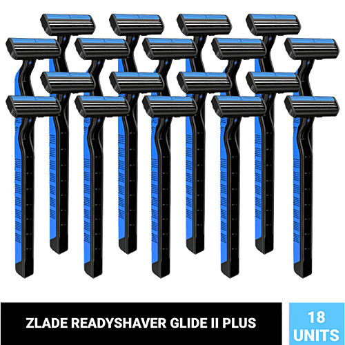 Buy ZLADE Glide II Plus Readyshaver - Twin-Blade, Disposable Shaving ...