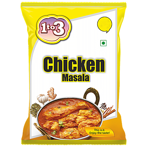 Buy 1TO3 Chicken Masala - Natural Authentic Spices, Rich & Yummy ...