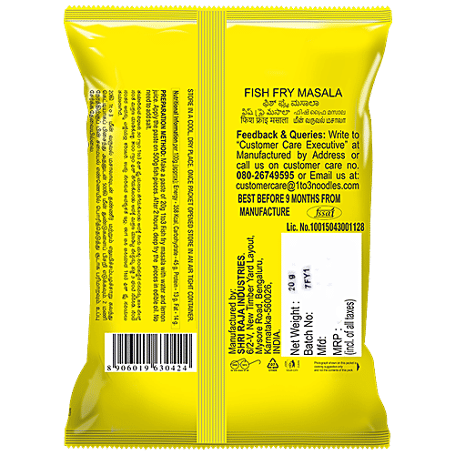 Buy 1TO3 Fish Fry Masala - Natural Authentic Spices, Rich & Yummy ...