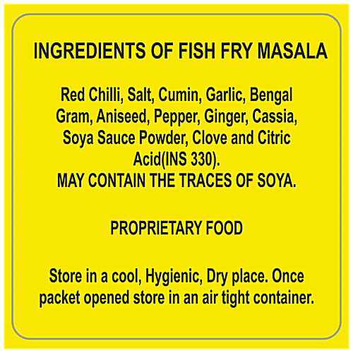 Buy 1TO3 Fish Fry Masala - Natural Authentic Spices, Rich & Yummy ...
