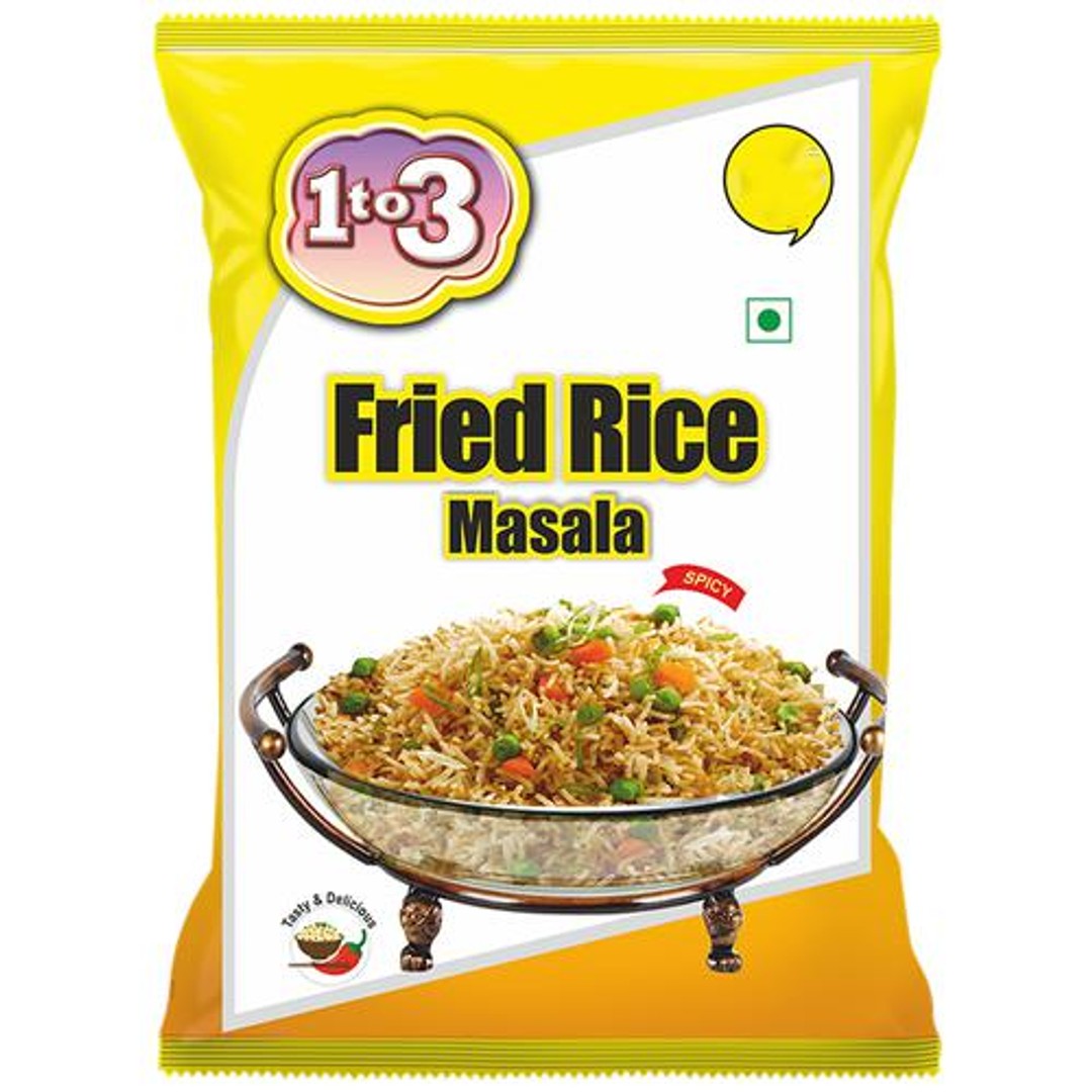 Buy 1TO3 Fried Rice Masala - Natural Authentic Spices, Rich & Yummy ...