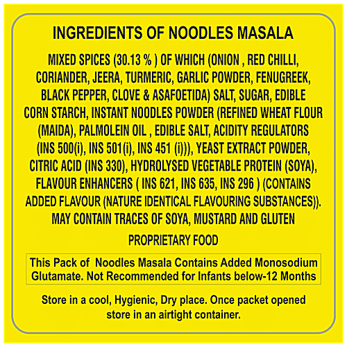 Buy 1TO3 Noodles Masala - Natural Authentic Spices, Rich & Yummy ...