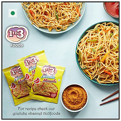 Buy 1TO3 Noodles Masala - Natural Authentic Spices, Rich & Yummy ...