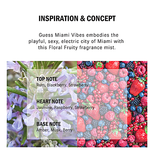 Buy Guess Guess Destination Miami Vibes Shimmer Fragrance Body Mist ...