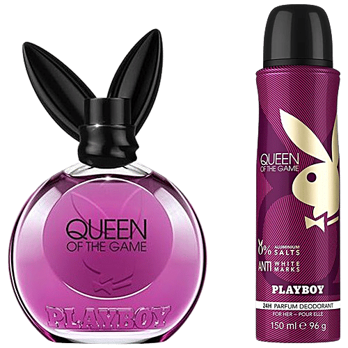 Buy Playboy Queen Of The Game Deodorant Spray Online at Best Price of ...