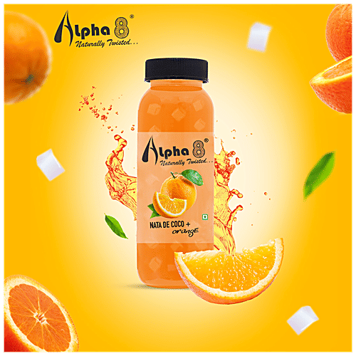 Buy ALPHA 8 Orange With Goodness Of Nata De Coco - Naturally Twisted ...