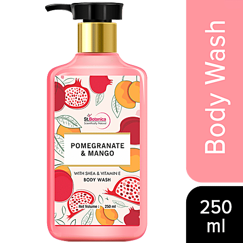 Buy StBotanica Pomegranate & Mango Body Wash - With Shea & Vitamin E ...