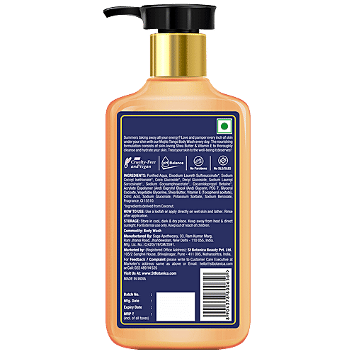 Buy StBotanica Mojito Tango Body Wash/Shower Gel - With Shea & Vitamin ...