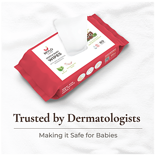 Buy Mylo Care Gentle Baby Wipes - With Organic Coconut Oil & Neem ...