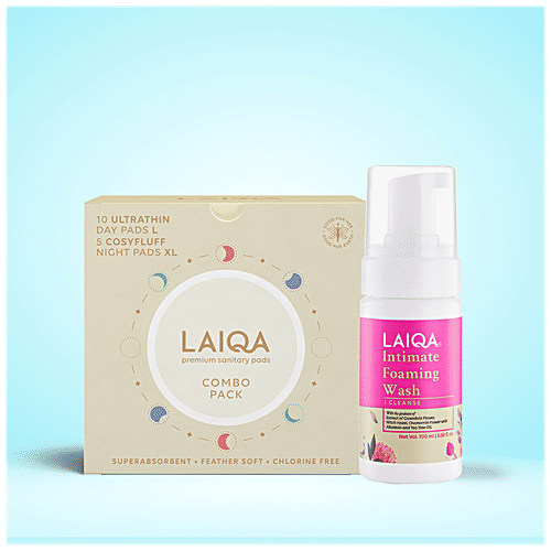 Buy LAIQA Combo Intimate Foaming Wash + Combo Pack Online at Best Price ...