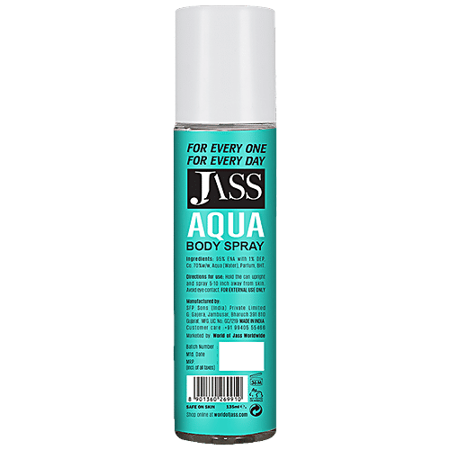 Buy Jass Aqua Body Spray - 0% Gas & Long-Lasting Fragrance Online at ...