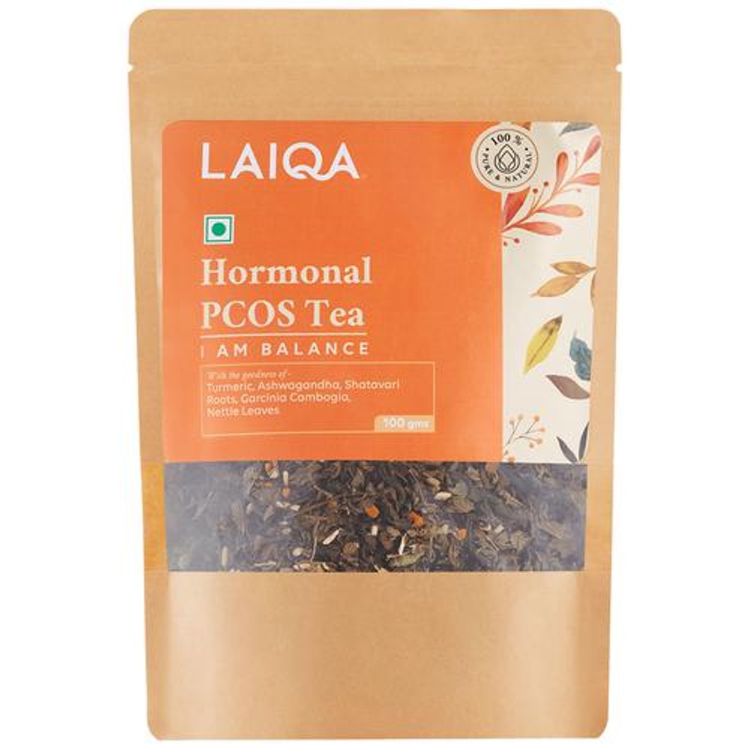 Buy LAIQA Pcos Relief Tea For Balance - Regularising Periods, Weight ...