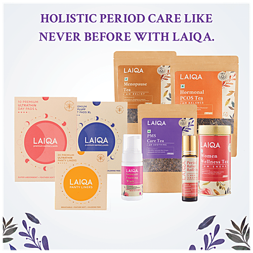 Buy LAIQA PMS Care Tea Soothing For Hormonal Balance & Mood - Womens ...