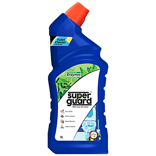Buy Super guard Toilet Cleaner - Skin Safe, Stain Blaster, Plant Based ...