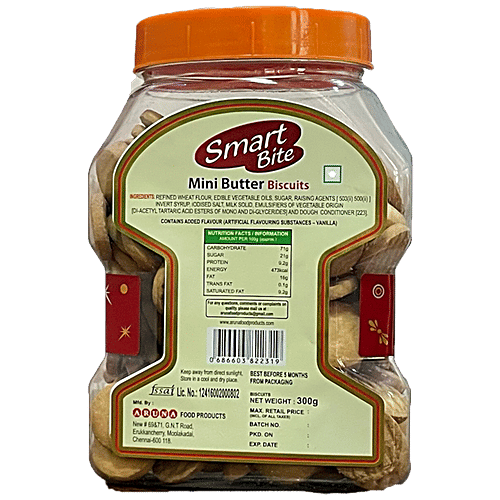 Buy Smart Bite Mini Butter Biscuit - Crunchy Online at Best Price of Rs ...