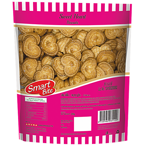 Buy Smart Bite Sweet Heart Biscuit - Crunchy Online at Best Price of Rs ...