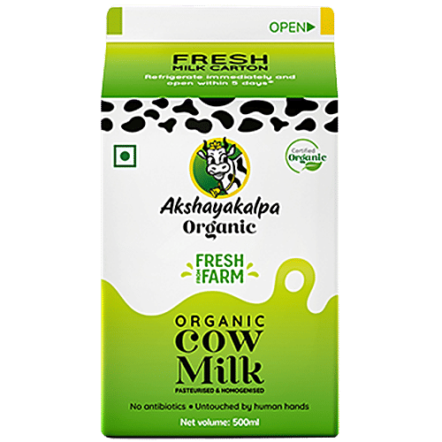 Buy Akshayakalpa Organic Cow Milk - Pasteurized & Homogenized, Pure ...