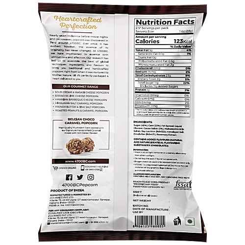 Buy 4700BC Belgian Choco Caramel Popcorn - Crunchy, Gluten Free Online ...