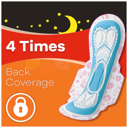 Buy Whisper Choice Night Sanitary Pads - Up To 100% Stain Protection ...