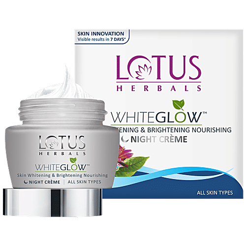 Buy Lotus Herbals WhiteGlow Skin Whitening & Brightening Nourishing ...