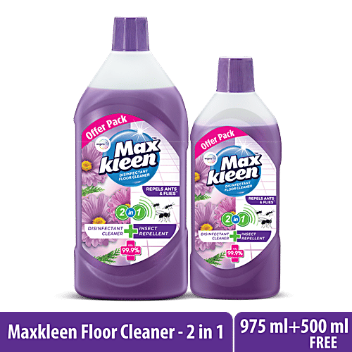 Buy Maxkleen 2-In-1 Floor Cleaner + Insect Repellent - 99.9% Germ ...