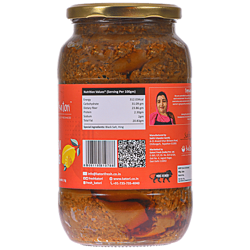 Buy Katori Lemon Khatta Pickle - Handcrafted, Hand Curated By Artisans ...