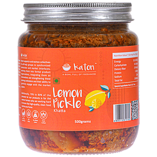 Buy Katori Lemon Khatta Pickle - Handcrafted, Hand-Curated By Artisans ...