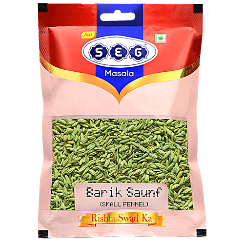 Buy JUST SEG Barik Saunf/Small Fennel - 100% Natural & Fresh, No ...