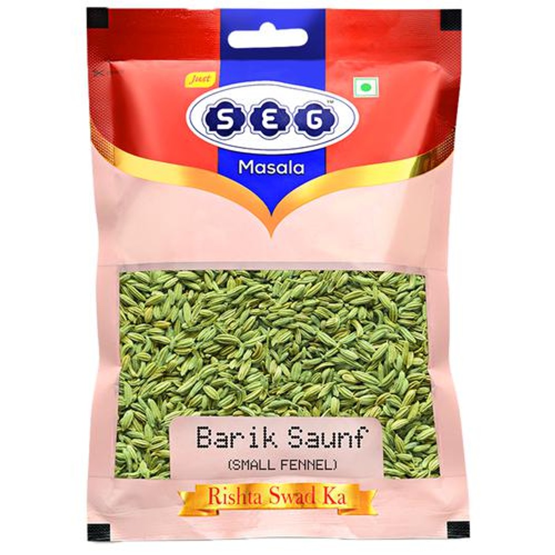 Buy JUST SEG Barik Saunf/Small Fennel - 100% Natural & Fresh, No ...