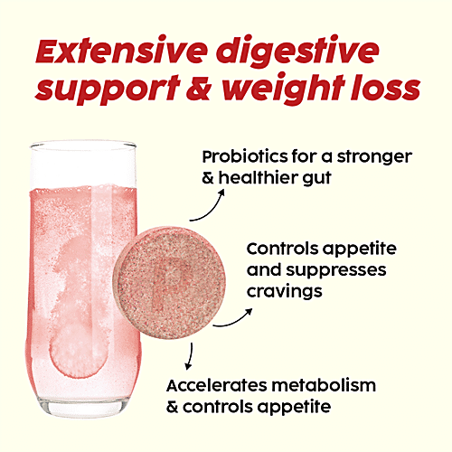 Buy PLIX Probiotics + Apple Cider Vinegar Effervescent Tablets - Digestive Support, Detox ...