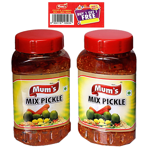Buy Mum's Mixed Pickle Combo - Adds Spice & Flavour Online at Best ...