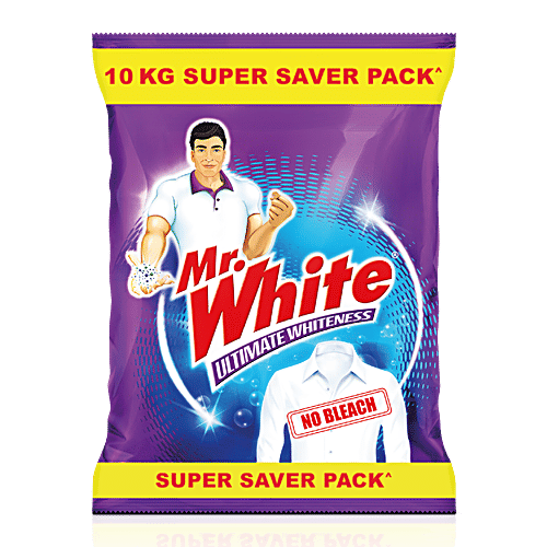 Buy Mr. White Ultimate Whiteness Detergent Powder - No Bleach Online at Best Price of Rs 650 ...
