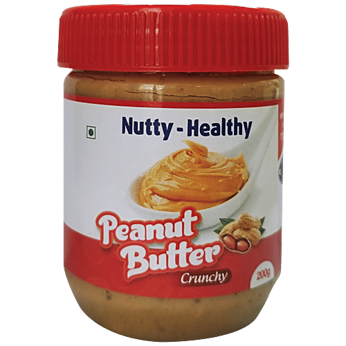 Buy Nutty Healthy Peanut Butter - Crunchy, High Protein, Healthy Fats ...