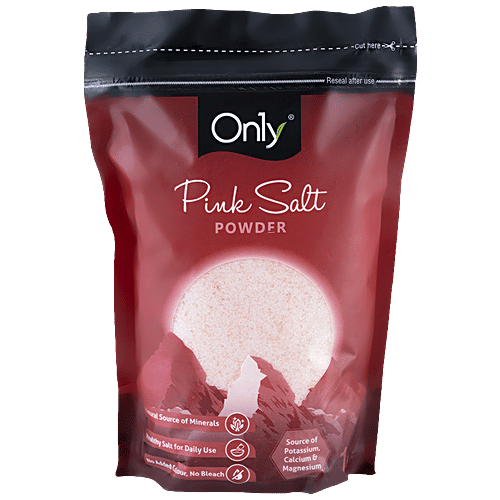 Buy On1y Pink Salt Powder - Source Of Potassium, Calcim, Magnesium, No ...