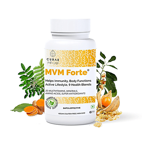 Buy CURAE HEALTH MVM Forte Multivitamin Tablets - Boosts Immunity ...