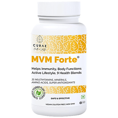 Buy CURAE HEALTH MVM Forte Multivitamin Tablets - Boosts Immunity ...