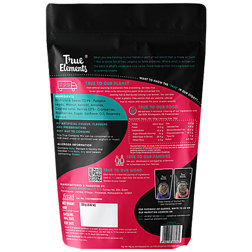 Buy True Elements Dry Fruit Mix - Energy Booster, Rich In Nutrition ...