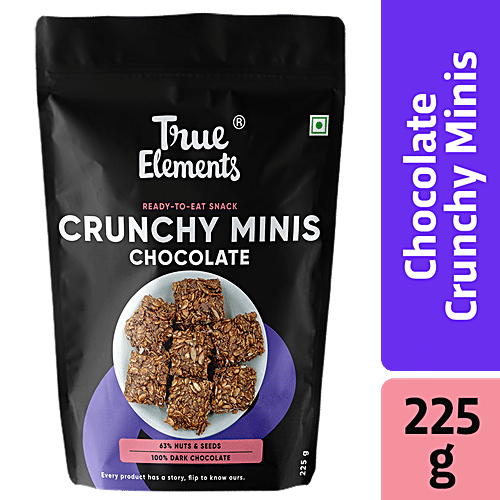 Buy True Elements Chocolate Crunchy Minis - Ready To Eat Snack, Rich In Protein Online at Best ...