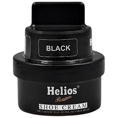 Buy Helios Shoe Cream - Premium, Black Online at Best Price of Rs 125 ...