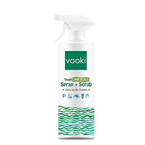 Buy Vooki Tough Lime Scale Spray + Scrub - Zero Acidic Fumes, Tough On ...
