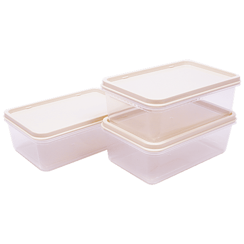 Buy Unica Flamante Rectangular Containers Set - Durable, Storage Boxes ...