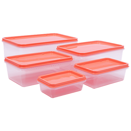 Buy Unica Flamante Rectangular Containers Set - Durable, Storage Boxes ...