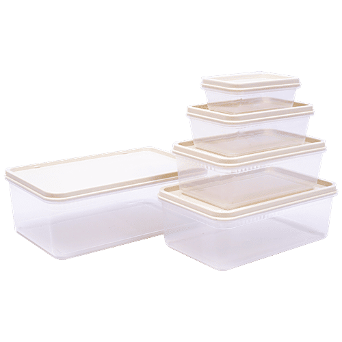 Buy Unica Flamante Rectangular Containers Set - Durable, Storage Boxes ...
