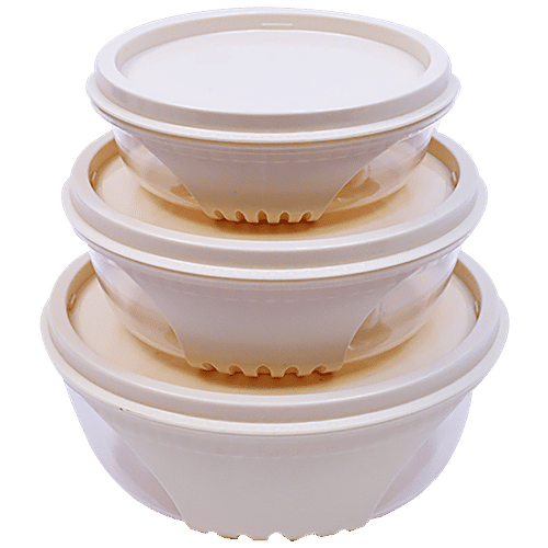 Buy Unica Solo Uno Round Containers Set - Air Resistant, Microwavable ...