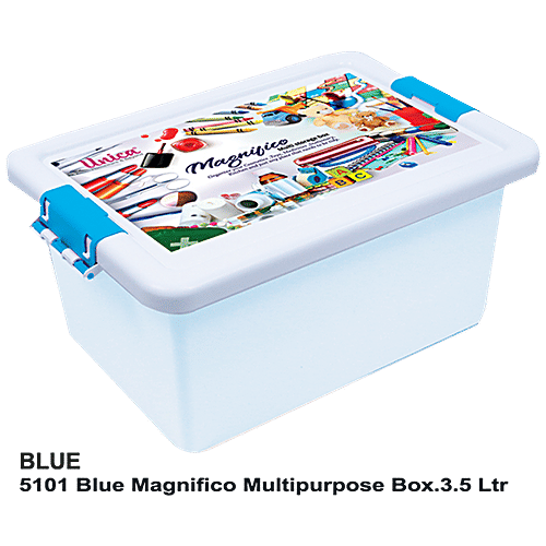 Buy Unica Magnifico Multipurpose Box - Durable Storage With Locking Lid ...