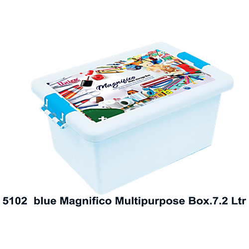 Buy Unica Magnifico Multipurpose Box - Durable Storage With Lid, White ...