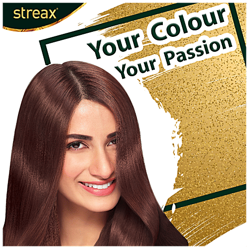Buy Streax Cream Hair Colour - With Shine On Conditioner, For Smooth ...
