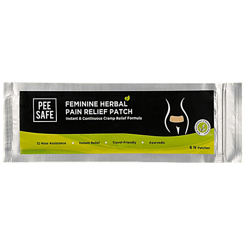 Buy Pee Safe Feminine Herbal Pain Relief Patch - Instant Effective ...