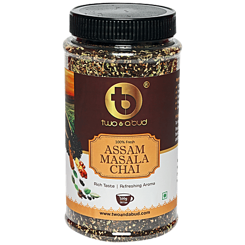 Buy Two & A Bud Assam Masala Chai - Rich Taste. Refreshing, Aromatic ...