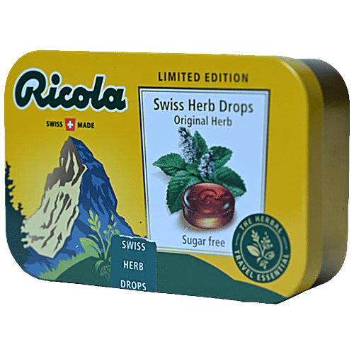 Buy Ricola Swiss Herb Drops - Original Herb, Sugar-free, Soothing, Great Taste Online at Best ...